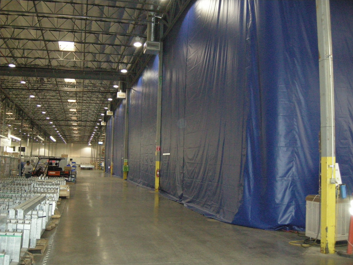 Warehouse Dividers 18 OZ Industrial Strength - Vinyl Coated Nylon - Fi ...